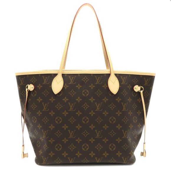 Louis Vuitton | Bags | Louis Vuitton Neverfull Mm Brown Pivoine ...